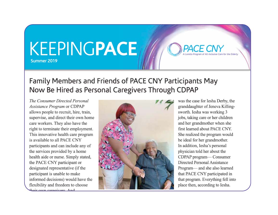 PACE Newsletter: PACE CNY Summer 2019 Newsletter - PACE CNY